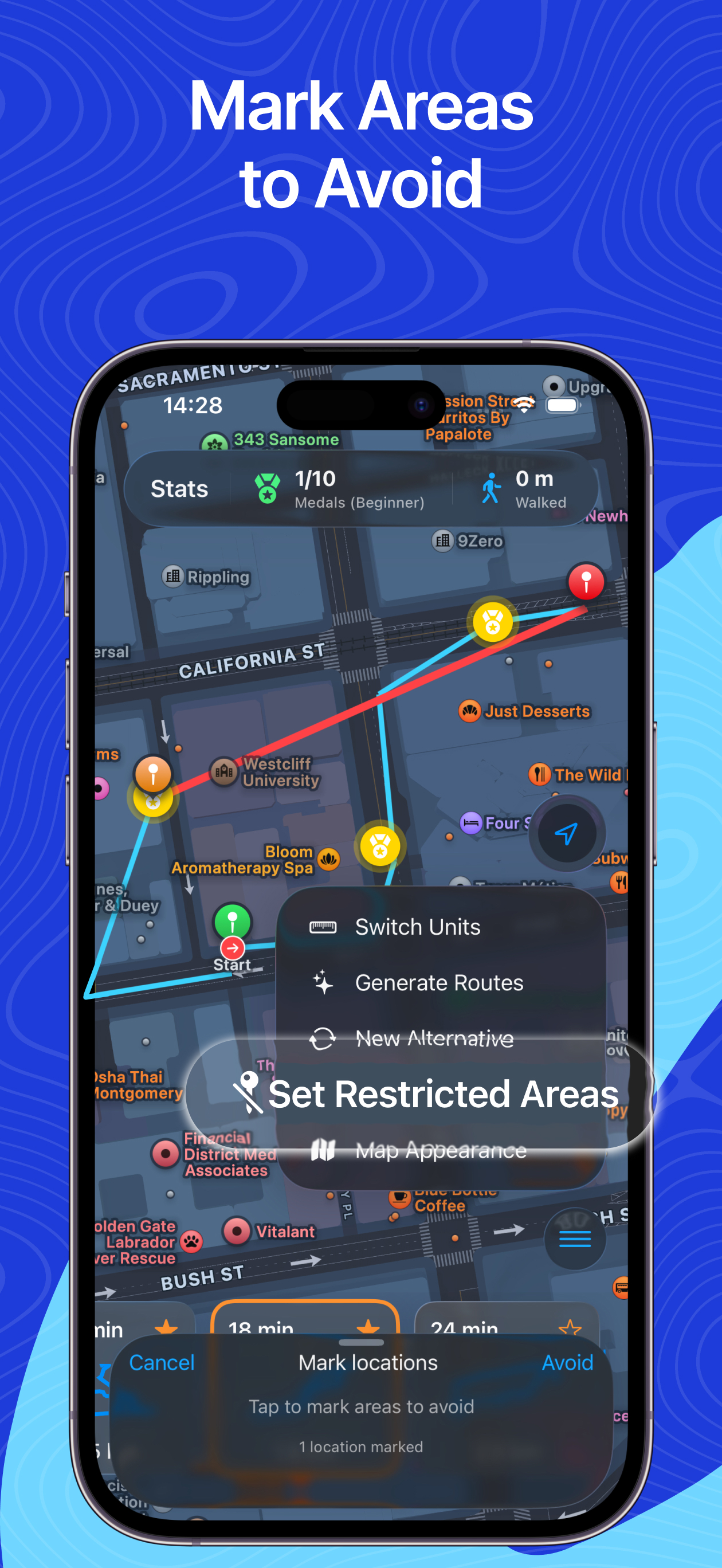 Walk Mate — Daily Route Generator