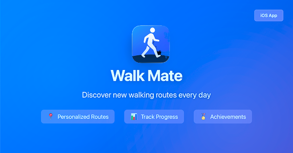 Walk Mate — Daily Route Generator